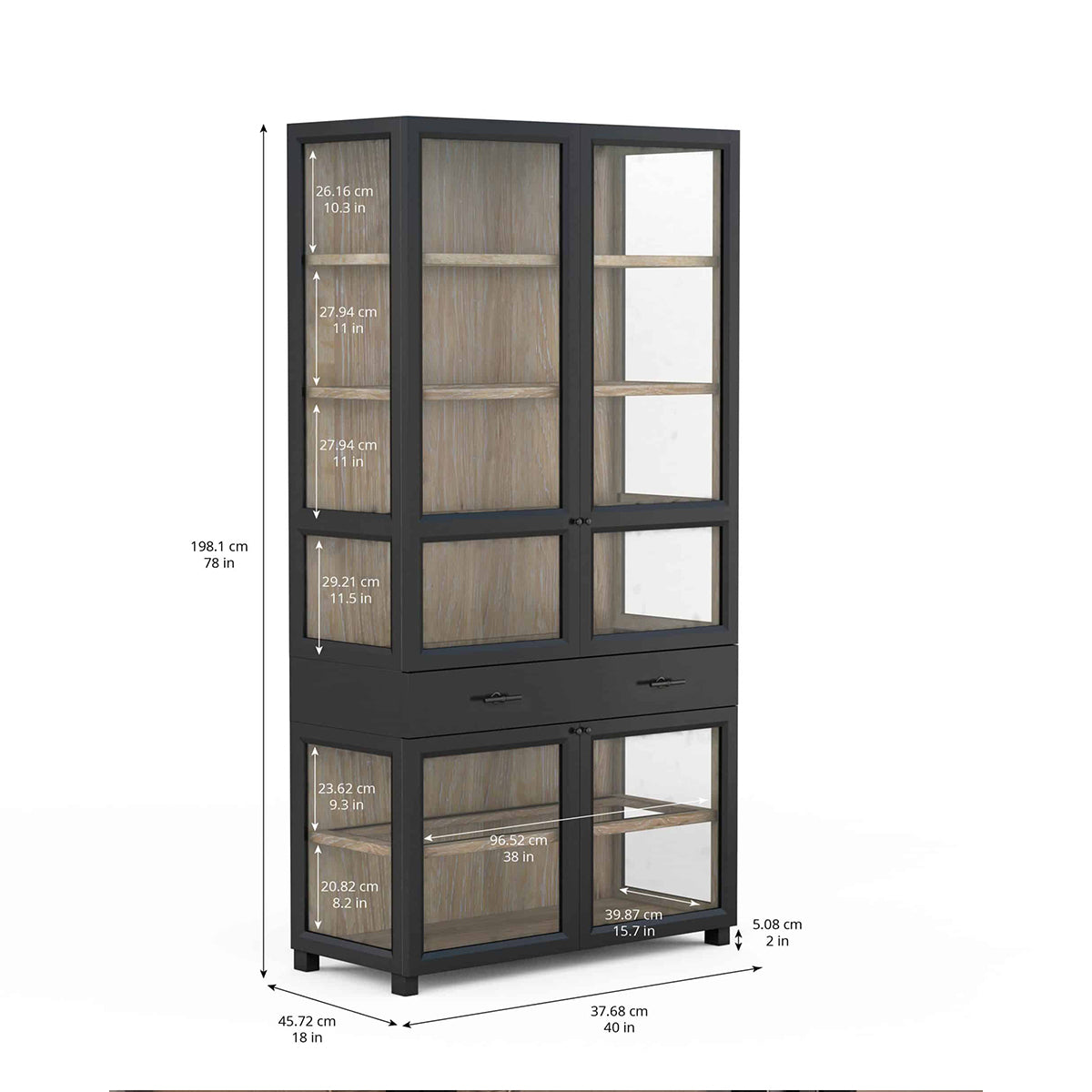 278240-2340 Frame Display Cabinet– Nabco Furniture Centre